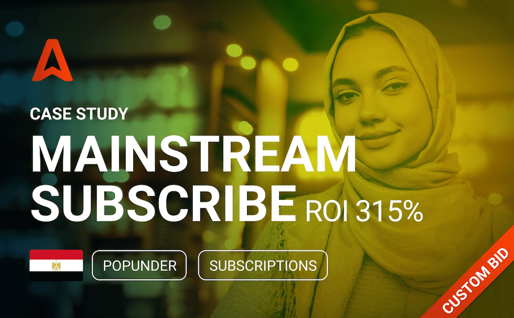 315% ROI in Egypt with Adsterra Pop-under traffic - Servando Silva